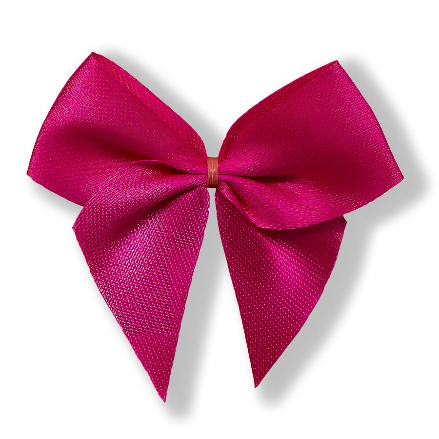 Pink Satin Bows - Package of 50