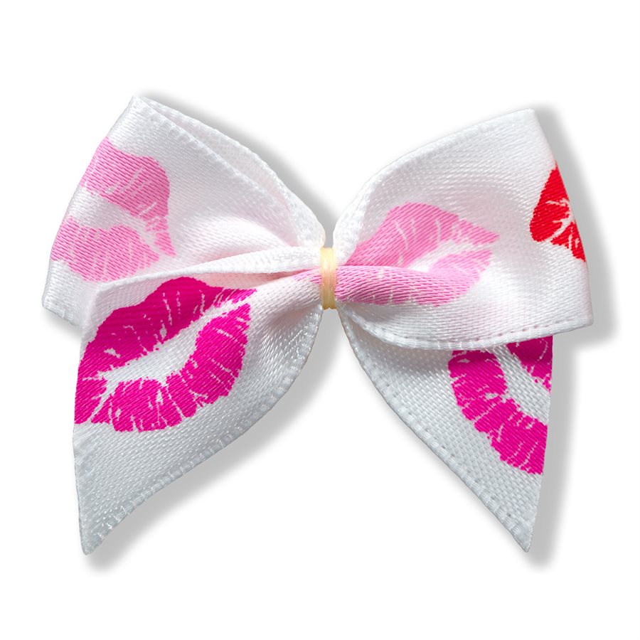 Pink Satin Bows - Package of 50