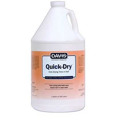 Quick-Dry Spray, Gallon **After Bath Finishing Spray**